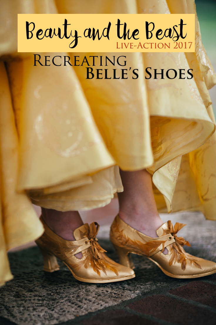 Feathers & All – Replicating Belle’s Shoes – Bella Mae's Designs