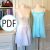 Cinderella Maid Dress – Costume PATTERN – PDF Printable – Bella Mae's ...