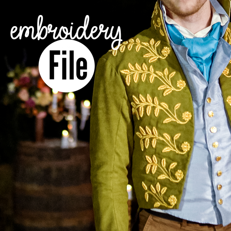Prince Jacket Embroidery Designs - Forest Uniform - File DOWNLOAD ...