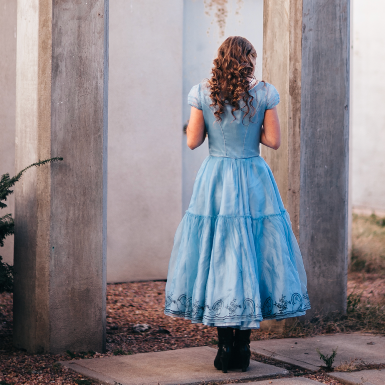Alice’s Blue Dress – Costume PATTERN – PDF Printable – Bella Mae's Designs